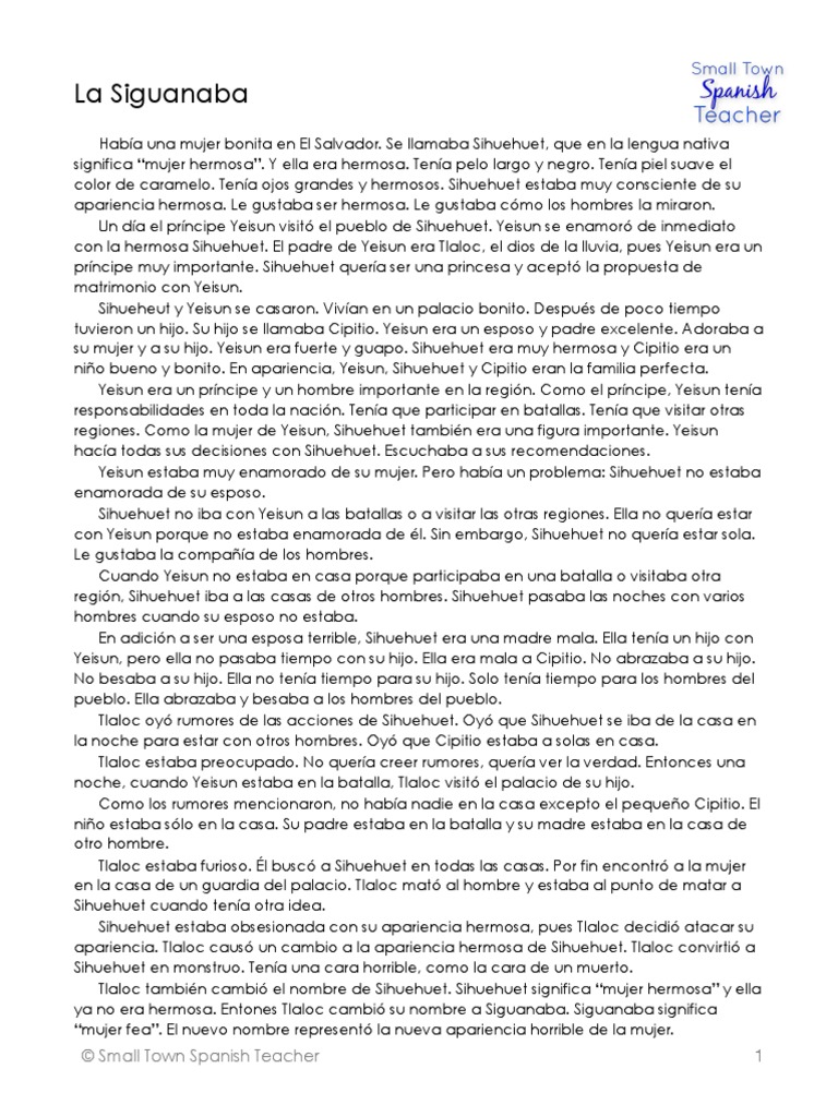 3 19 La Siguanaba | PDF