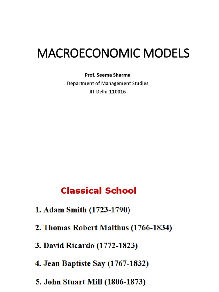 Keynesian vs. Classical Income Model | PDF | Money Supply | Crowding ...