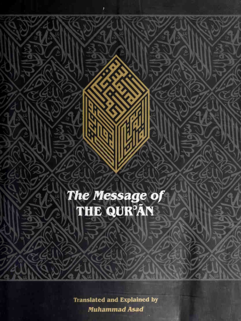 The Message of The Quran The Full Account of The Revealed Arabic Text ...