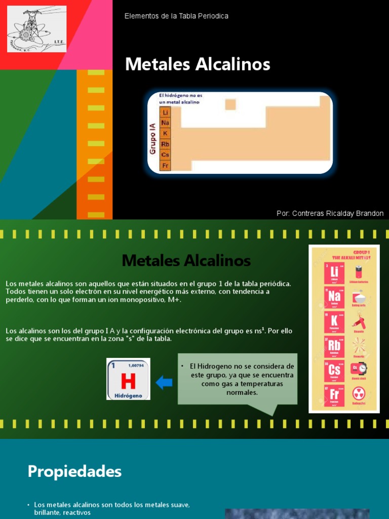 Metales Alcalinos | PDF | Sustancias químicas | Elementos químicos