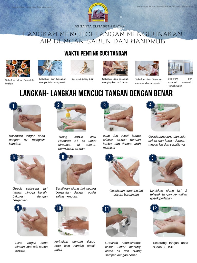 A3 Cuci Tangan Poster | PDF