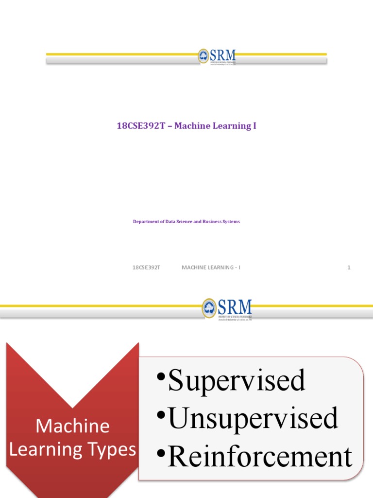 Types of ML & Supervised Learning | PDF | Machine Learning | Statistical Classification