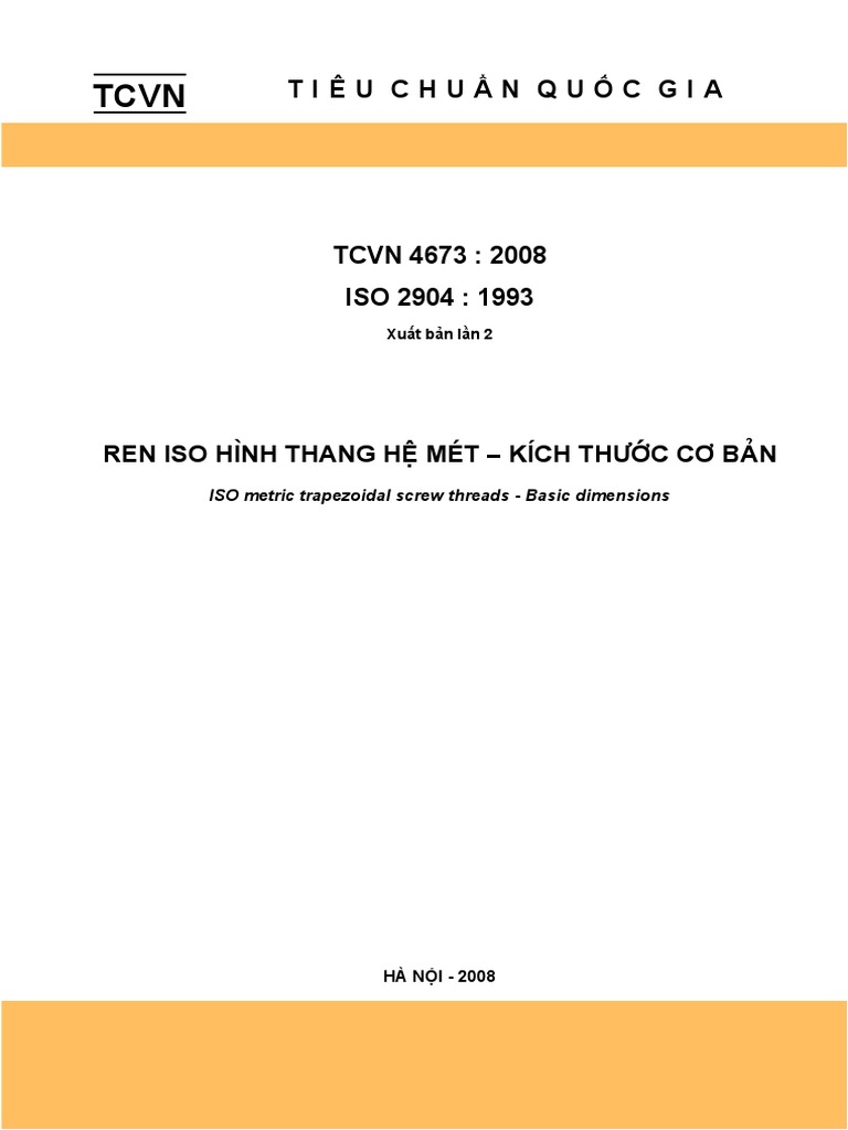 Ren Thang Tcvn4673-2008 | PDF