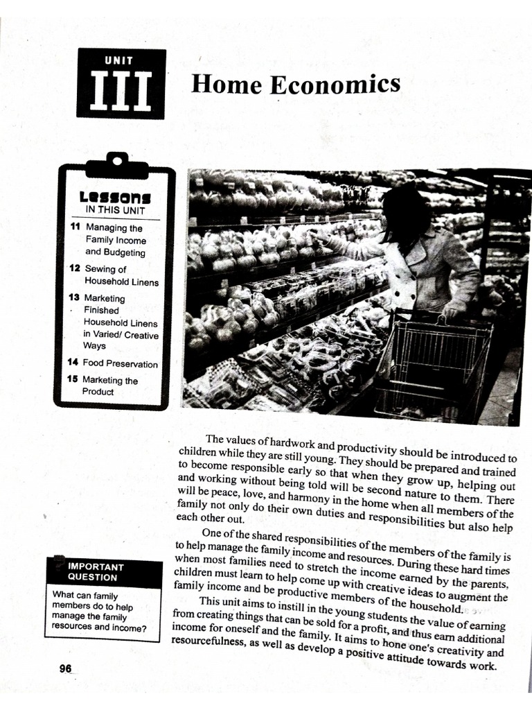 Life Skills Through TLE-H.E | PDF