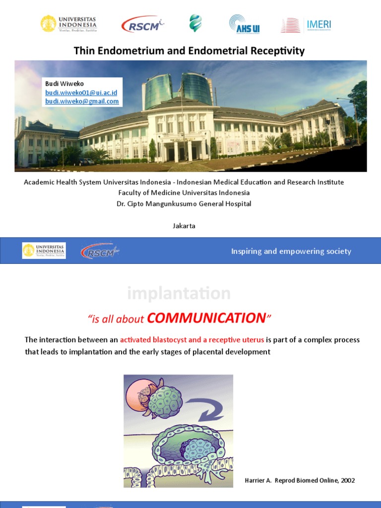 Updated Thin Endometrium and Receptivity | PDF | Anatomy | Reproduction