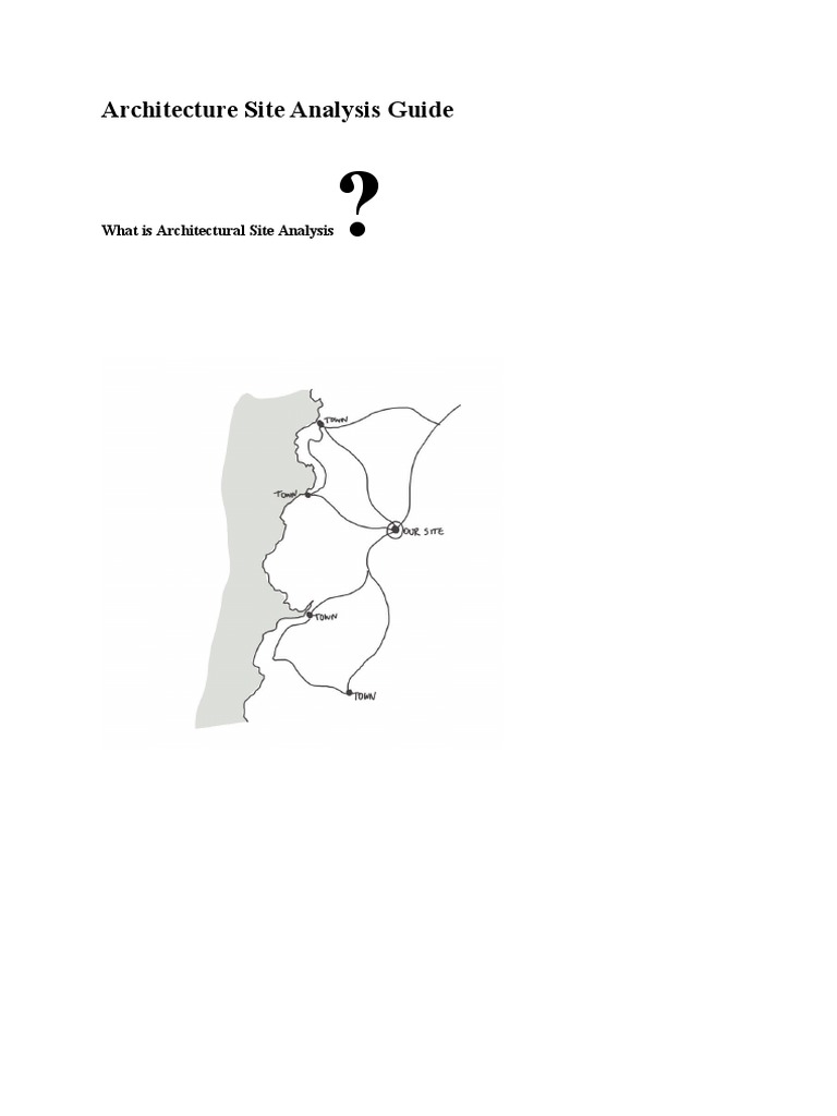Architecture Site Analysis Guide | PDF | Space | Drawing