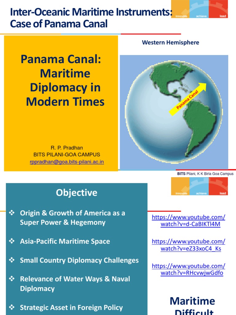 Interoceanic Panama Canal | PDF | Panama Canal