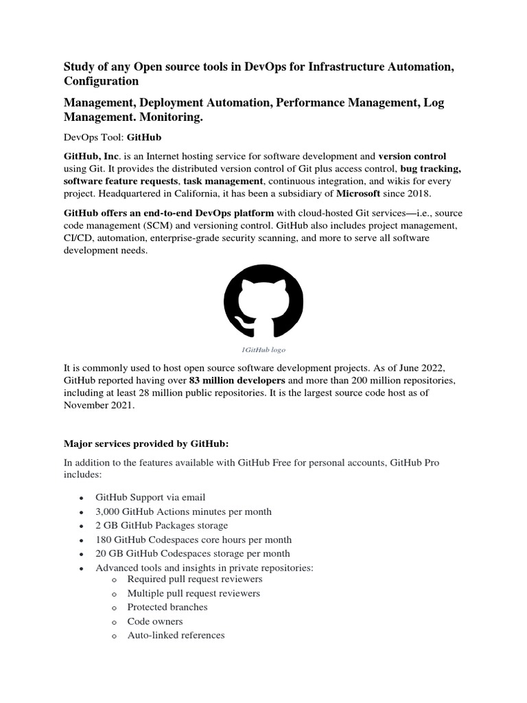 Github As Devops | PDF | Cloud Computing | Software Repository
