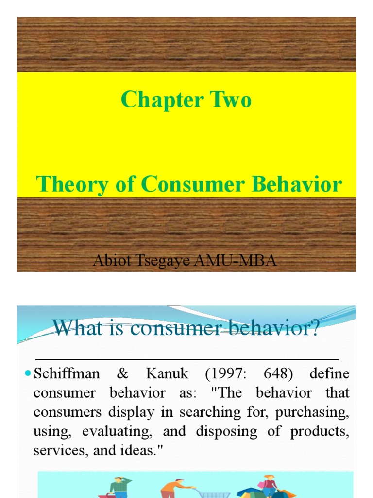 Chapter 2 Theory of Consumer Behavior | PDF | Utility | Price Elasticity Of Demand
