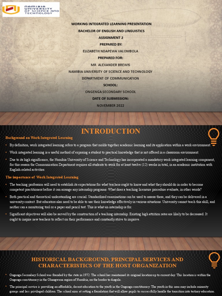 Internship | PDF | Teachers | Learning