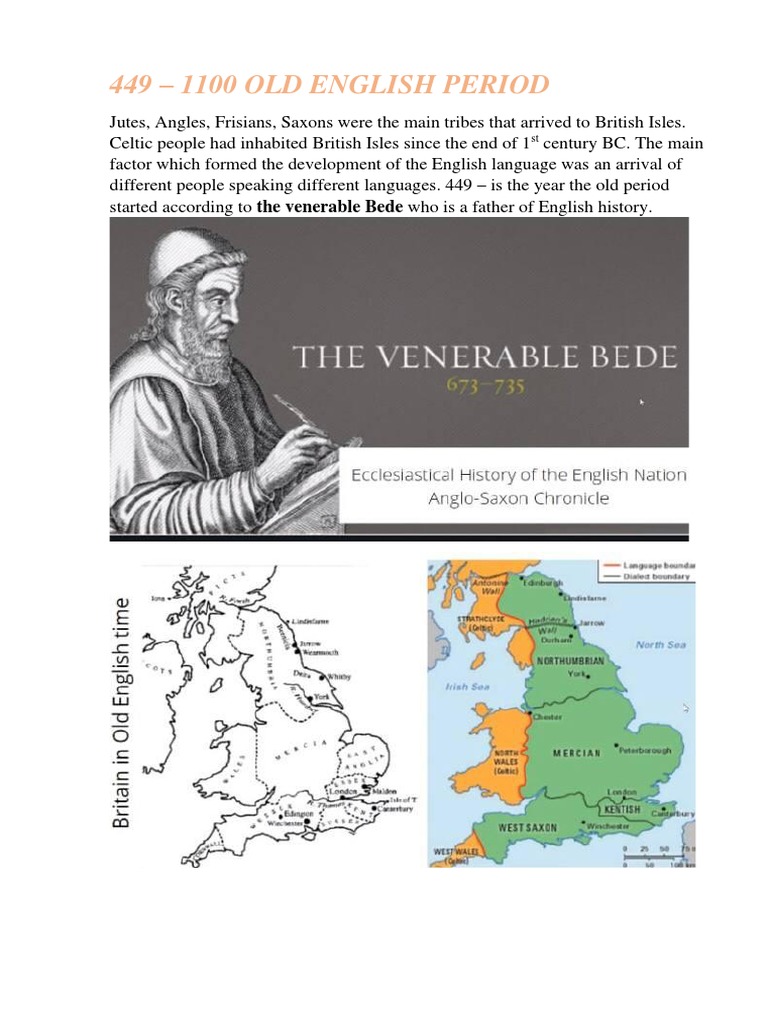 Old English Period | PDF | Grammatical Gender | English Language