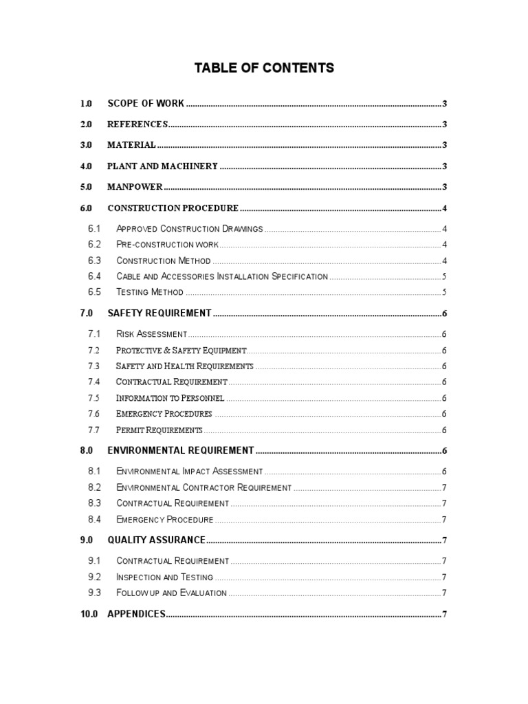 1.MS For Relocation of Fiberrail | PDF | Environmental Impact ...
