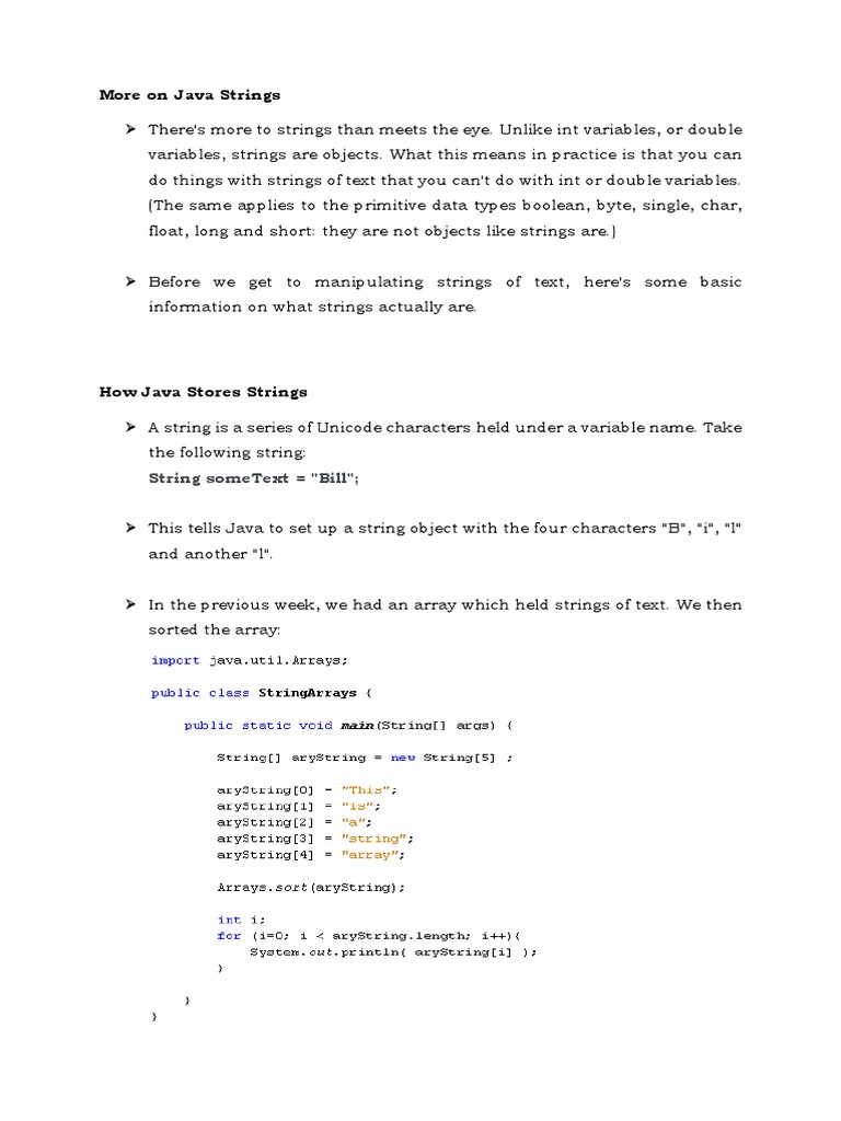 Computer Programming 2 Week 10 | PDF