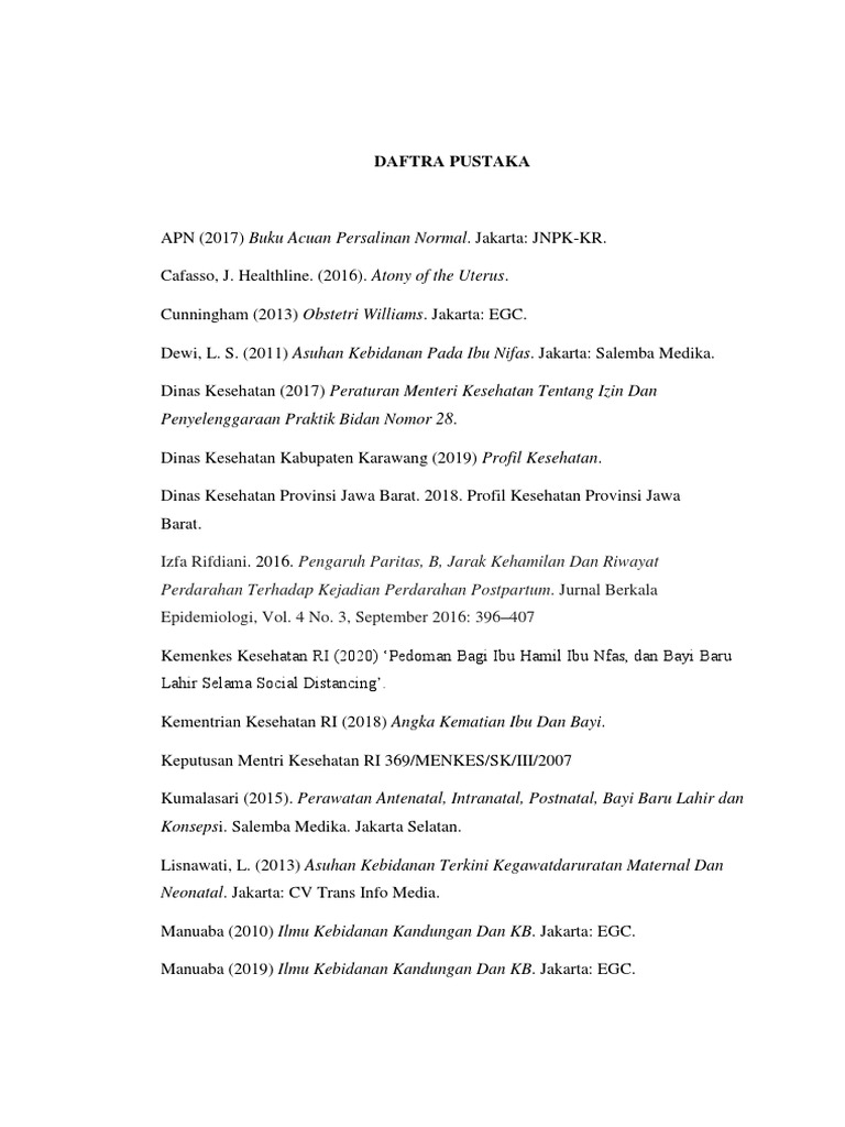 Daftra Pustaka | PDF