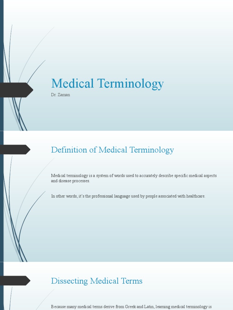 Medical Terminology 1 | PDF | Adrenal Gland | Word