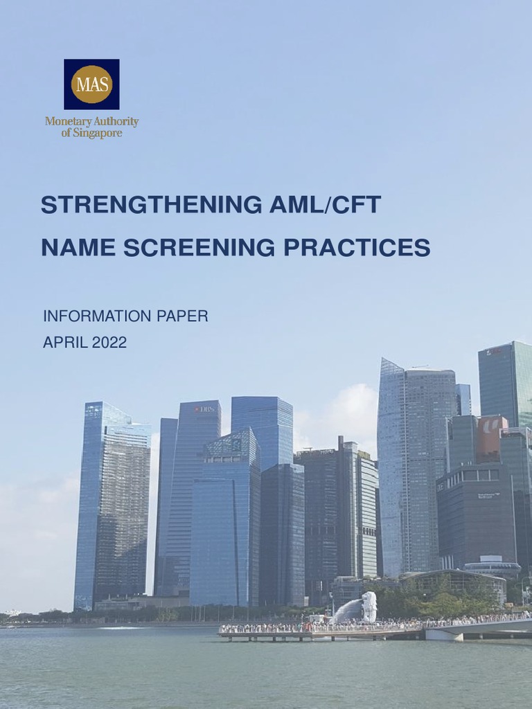Strengthening AML CFT Name Screening Practices | PDF | Money Laundering ...