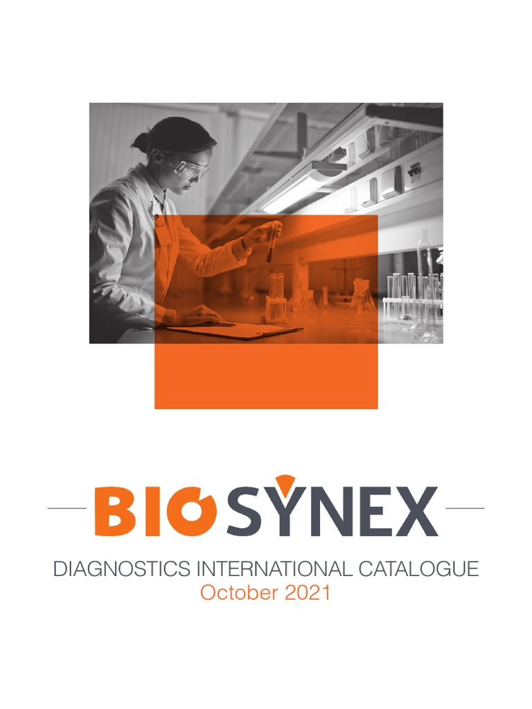 CATALOGUE Biosynex 2021-Export | PDF | Blood Plasma | Prostate Specific ...