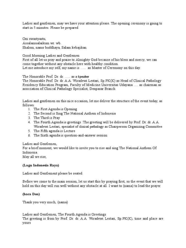 Script MC Guest Lecture | PDF