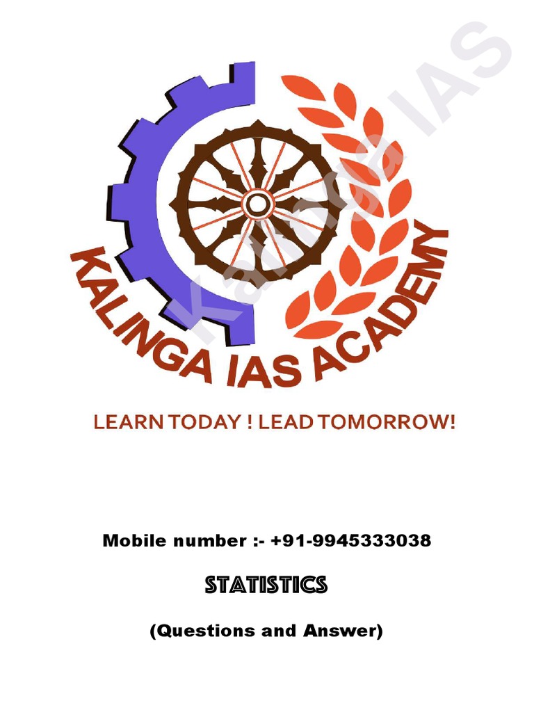 Stastics - Kalinga Ias | PDF