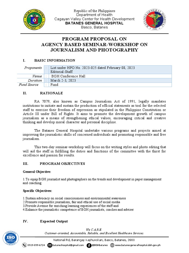 Activity Proposal (Journalism) | PDF | Journalism