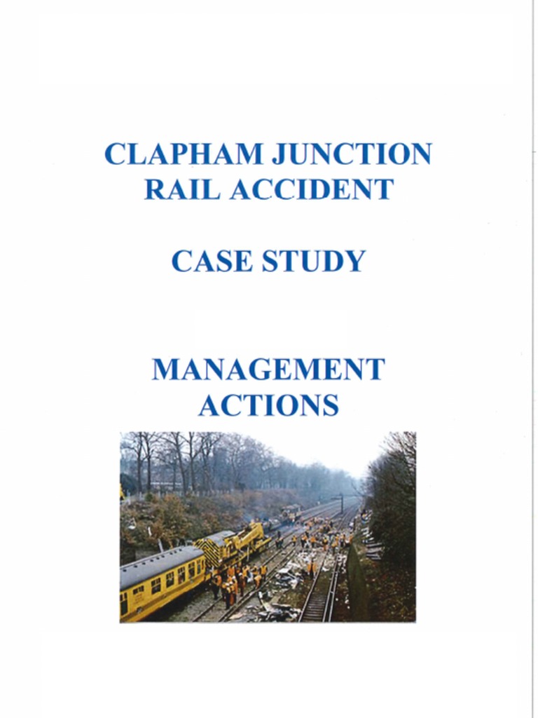 Clapham Junction Case Study - Safety Importance | Download Free PDF | Transport Infrastructure ...