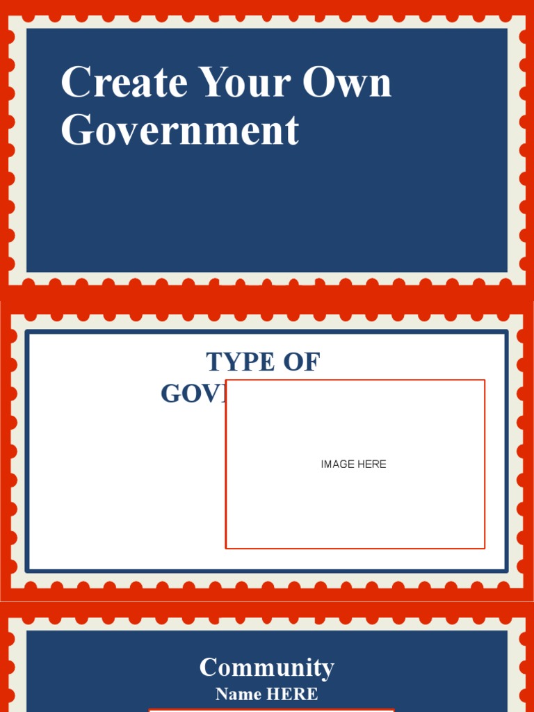 Create Your Own Government - Student Template | PDF