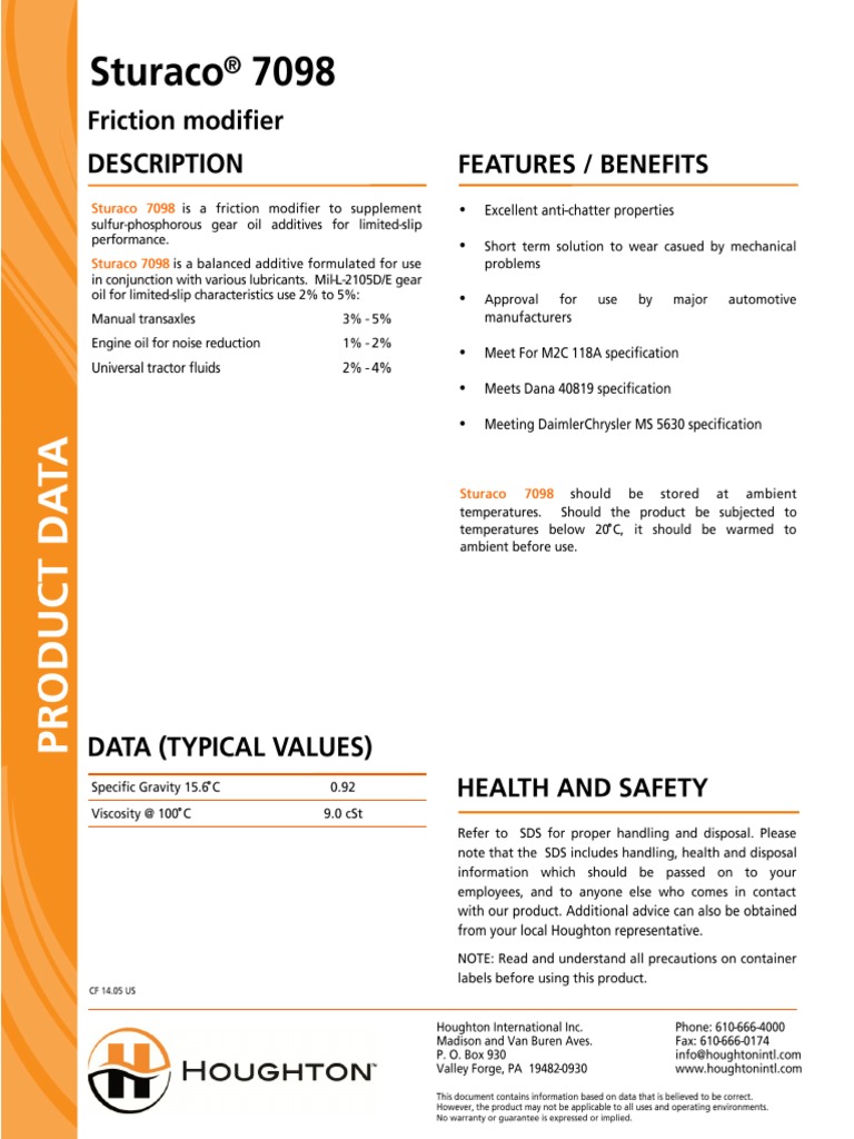 Sturaco 7098 1405 Us | PDF