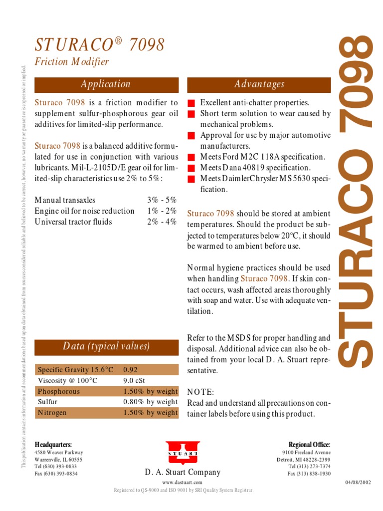 Sturaco 7098 | PDF | Viscosity | Applied And Interdisciplinary Physics