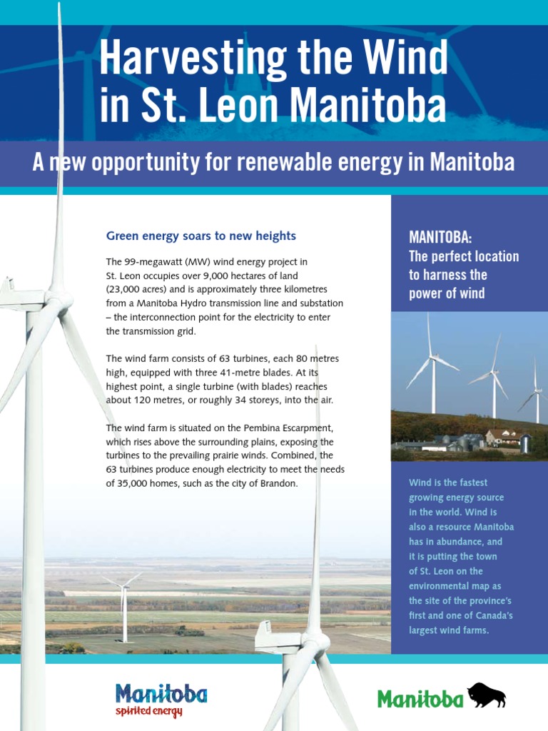 Stleons Wind Brochure - en | PDF | Wind Power | Wind Turbine