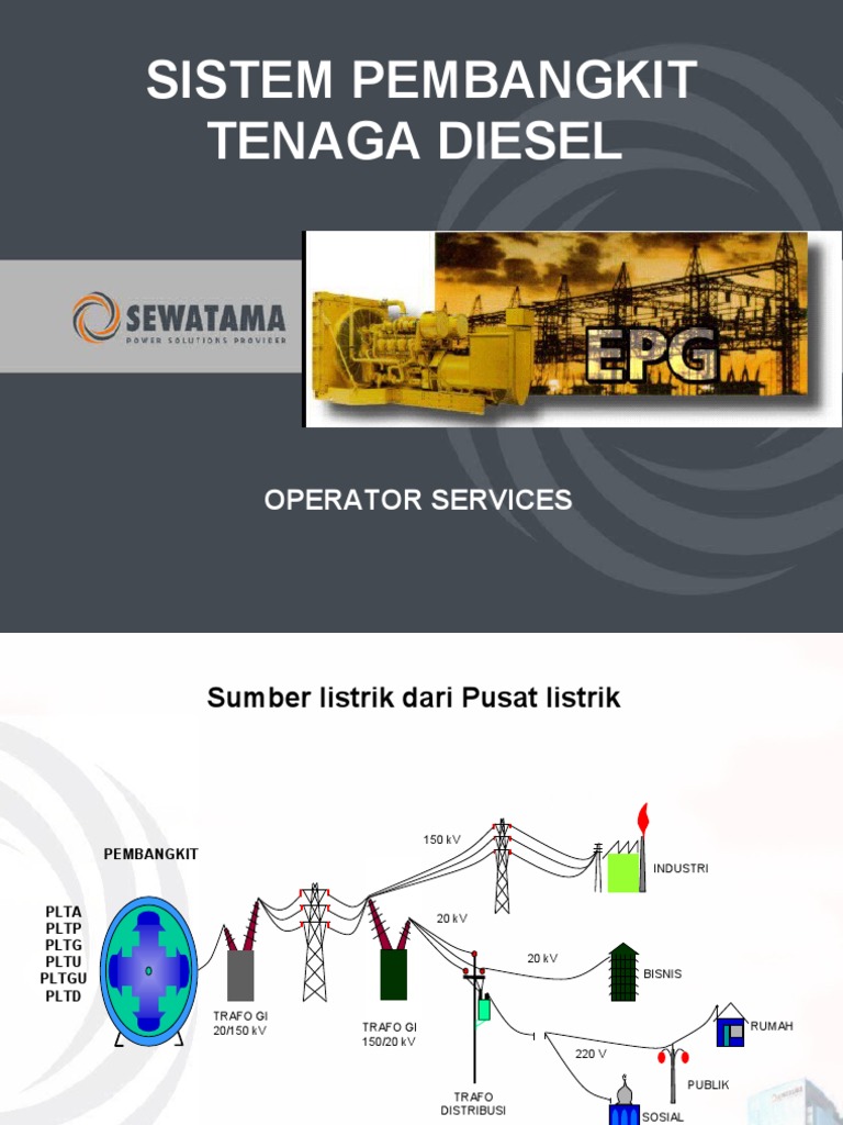 Sistem Pembangkit Tenaga Diesel | PDF