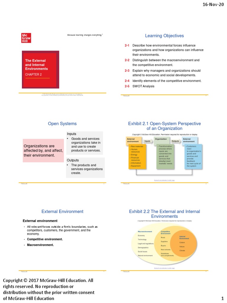 Kinicki 9e ch02 Final | PDF | Swot Analysis | Business Economics