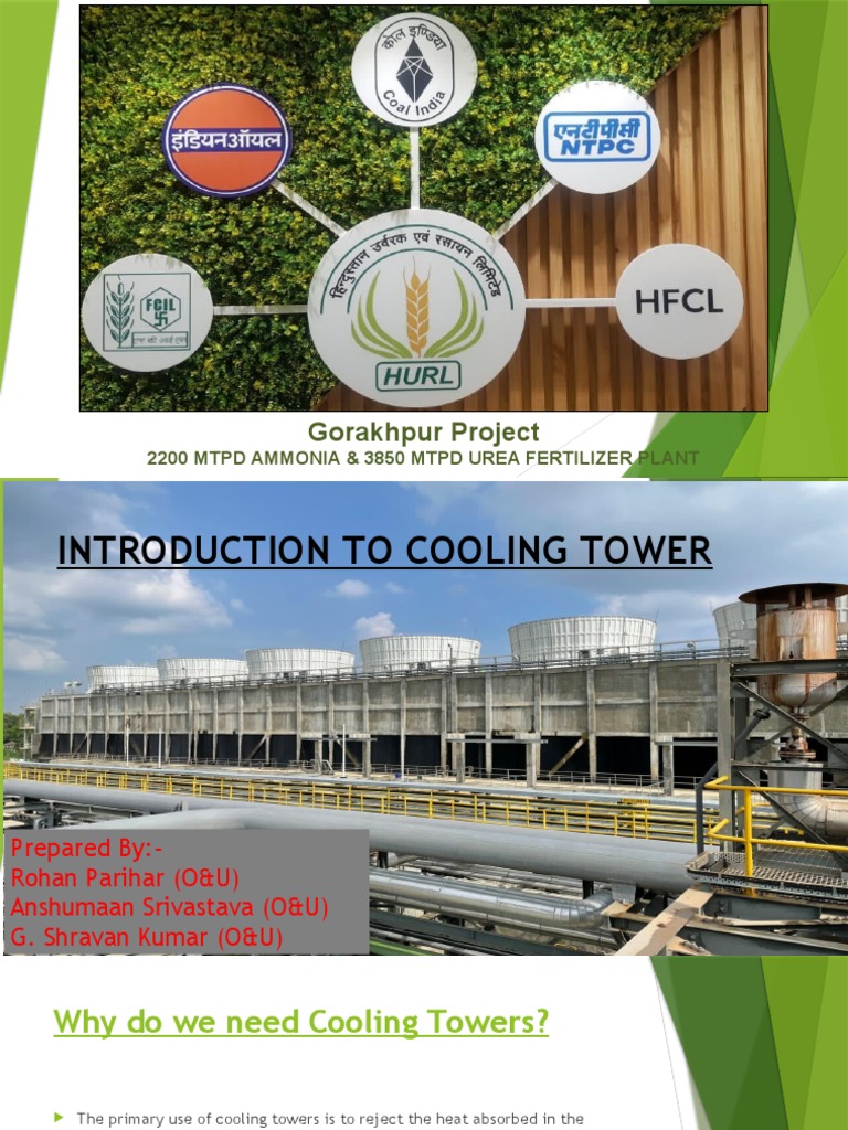 Cooing Tower PPT (1) Hurl | PDF | Filtration | Physical Chemistry