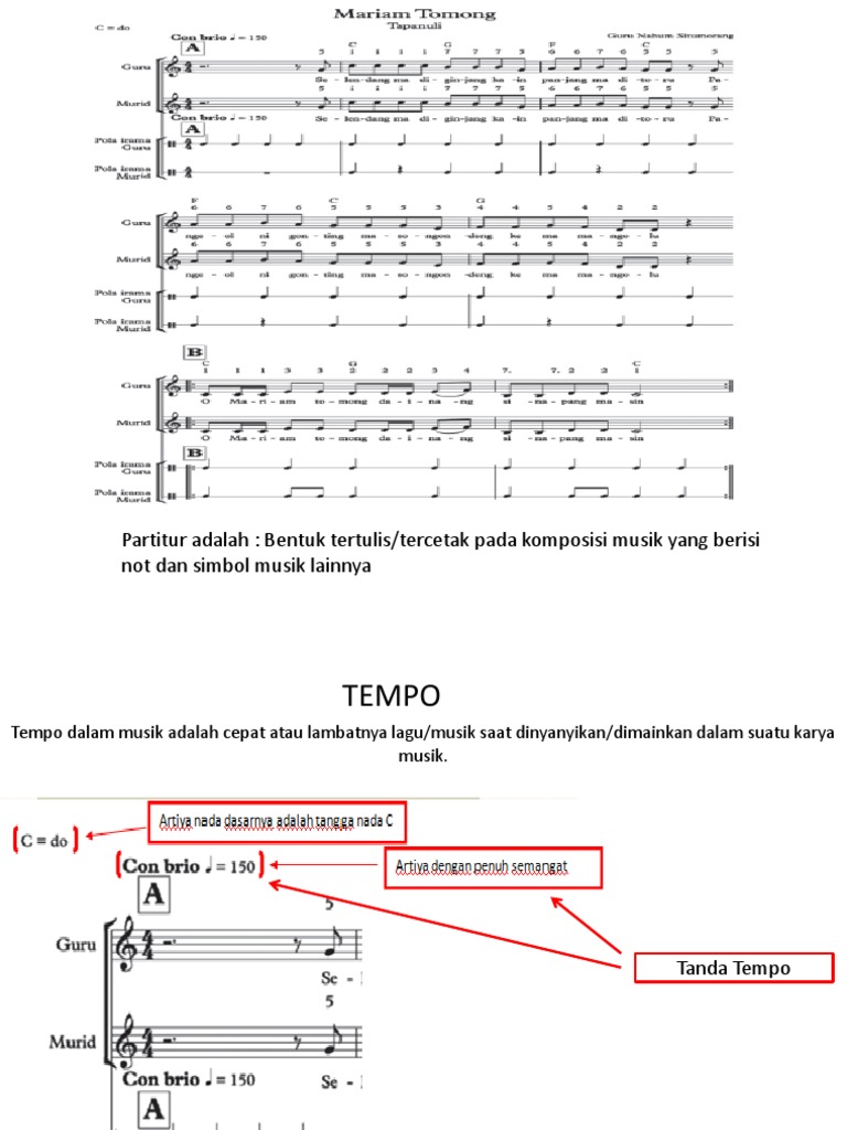 Simbol dan Tanda dalam Notasi Musik | PDF | Seni