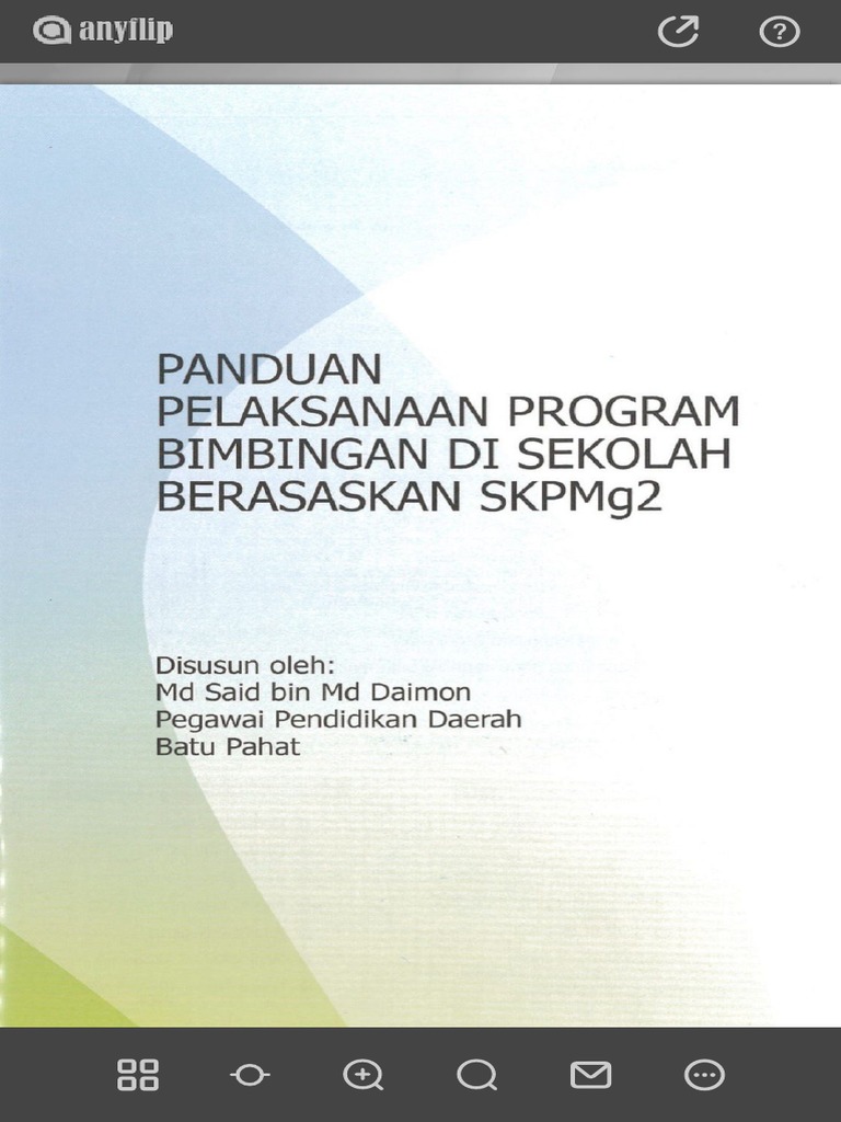 Panduan Pelaksanaan Program Bimbingan Di Sekolah Berasaskan SKPMg2 (Lengkap) | PDF
