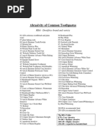 Toothpaste Abrasive List | PDF | Mouth | Dentistry