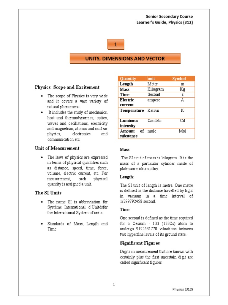 Physics Notes | PDF | Force | Velocity