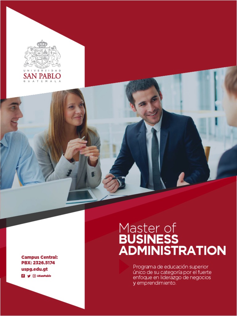MBA Brochure | PDF | Máster en Administración de Empresas | Gestión estratégica