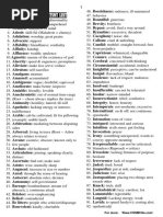 Complete List of Root Words PDF | PDF | Nature