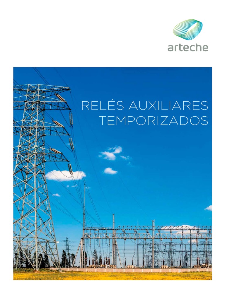 Arteche CT Reles-Temporizados Es | PDF | Relé | Ingenieria Eléctrica