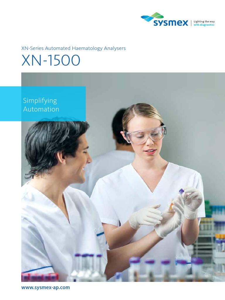 XN-1500 Simplifies Haematology Automation | PDF | Medical Specialties ...