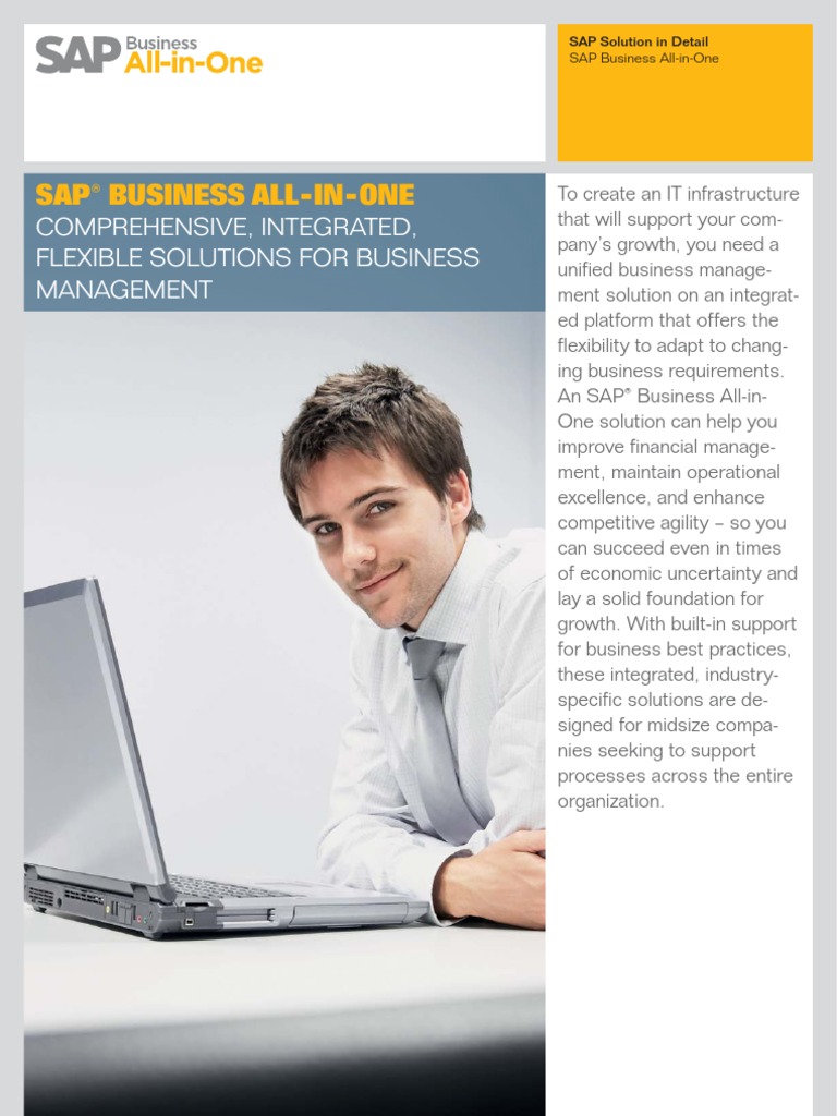 SAP Business All-In-One Flyer | PDF | Sap Se | Enterprise Resource Planning