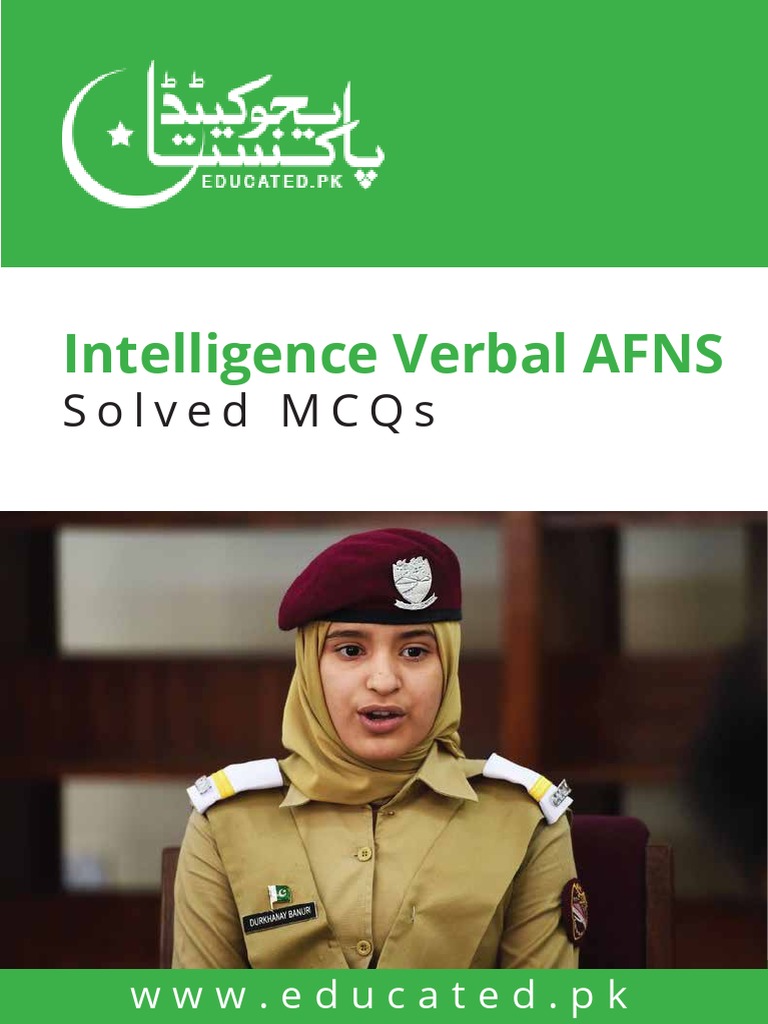 Intelligence Verbal MCQs Solved | PDF