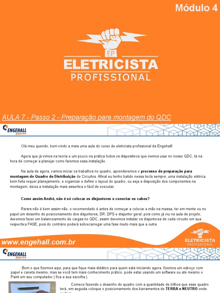 Módulo 4 - Apostila - AULA 7 - Passo 2 - Preparação para Montagem Do ...