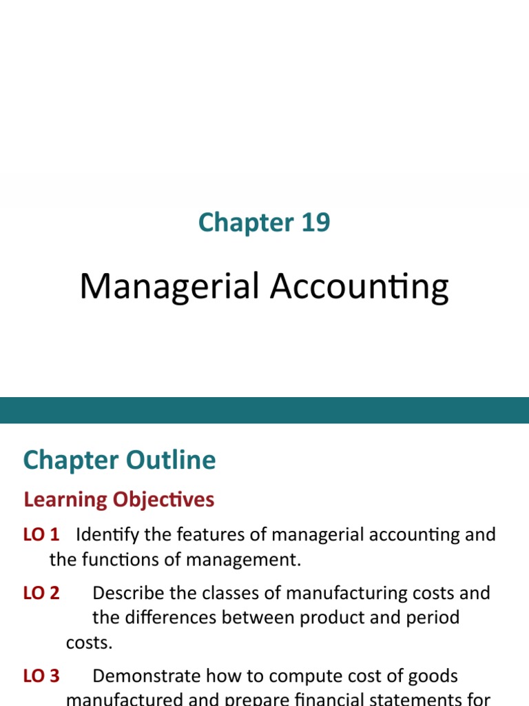 Chapter 19 Managerial Accounting | PDF | Cost | Accounting