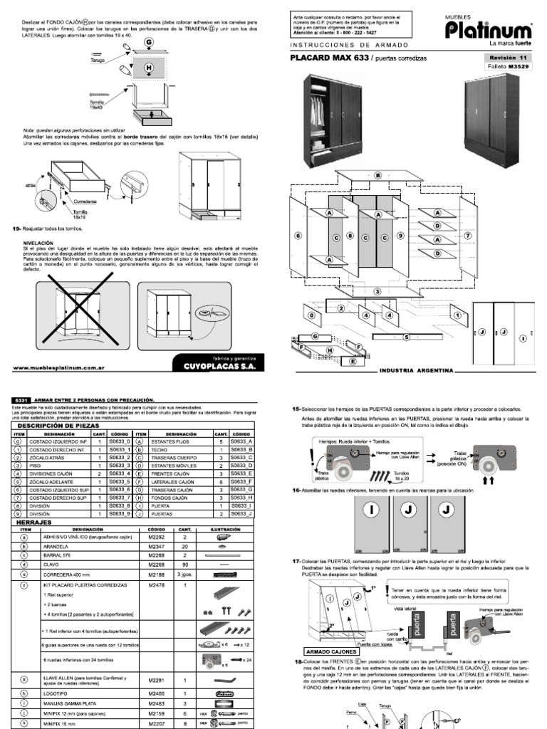 633 Placard Max 2018 | PDF