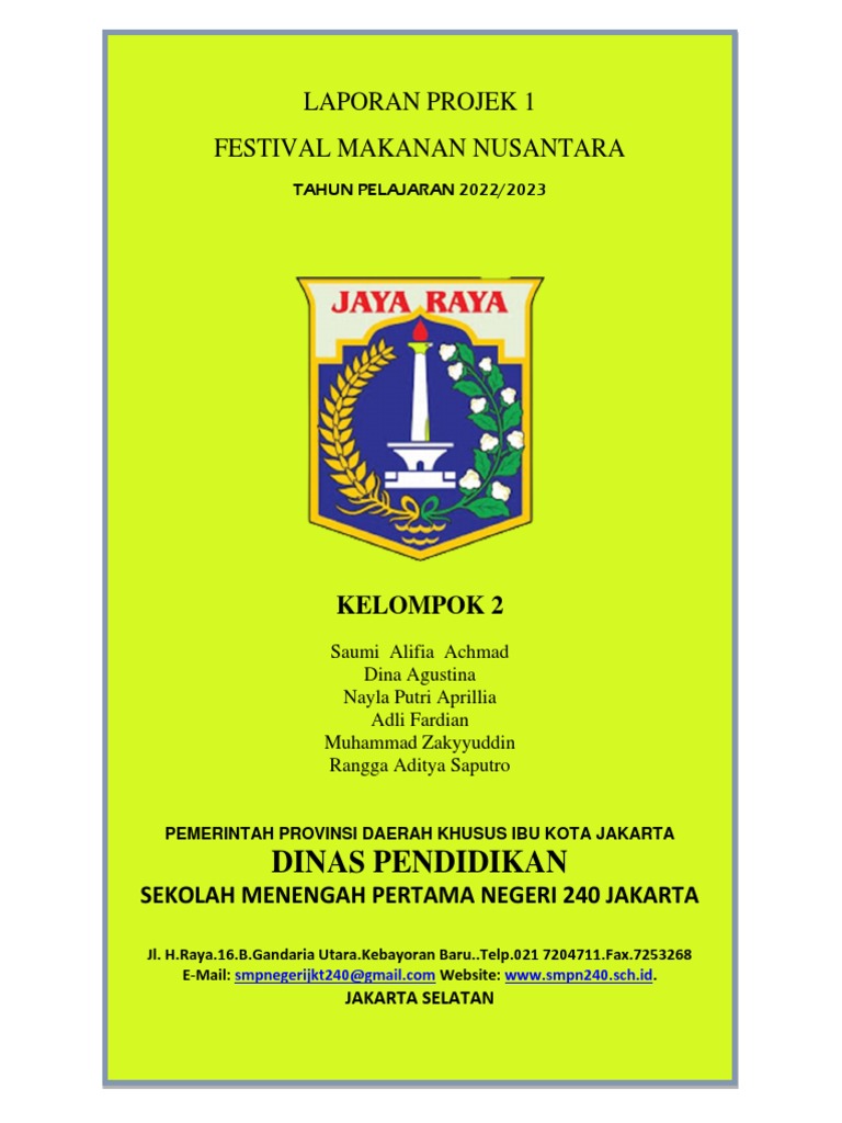 Proposal Laporan Kegiatan Bazar Kel 2 | PDF