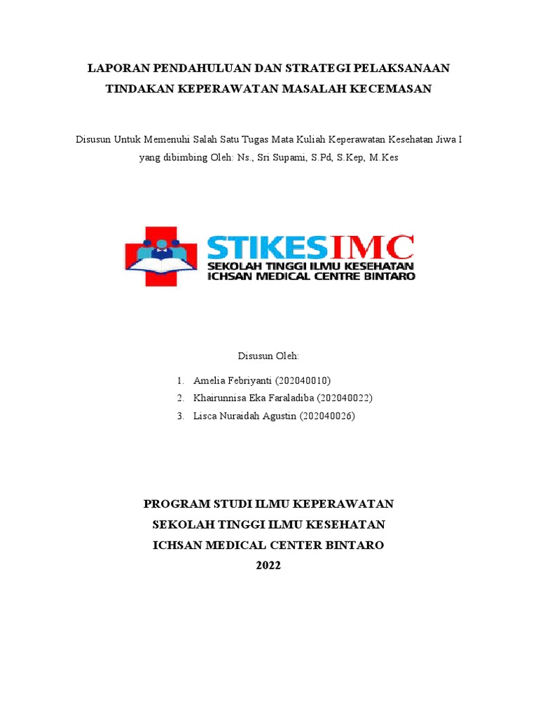 LP & SP Dengan Kecemasan | PDF