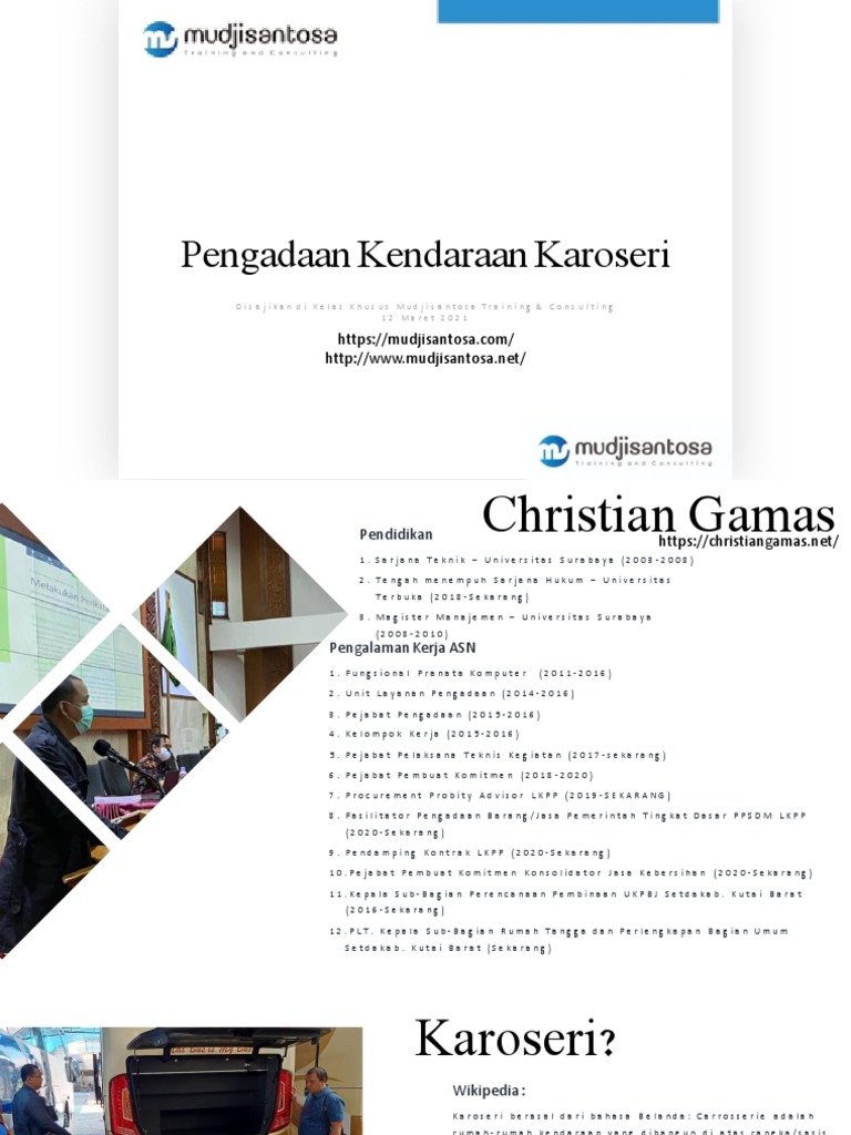 Pengadaan Kendaraan Karoseri | PDF