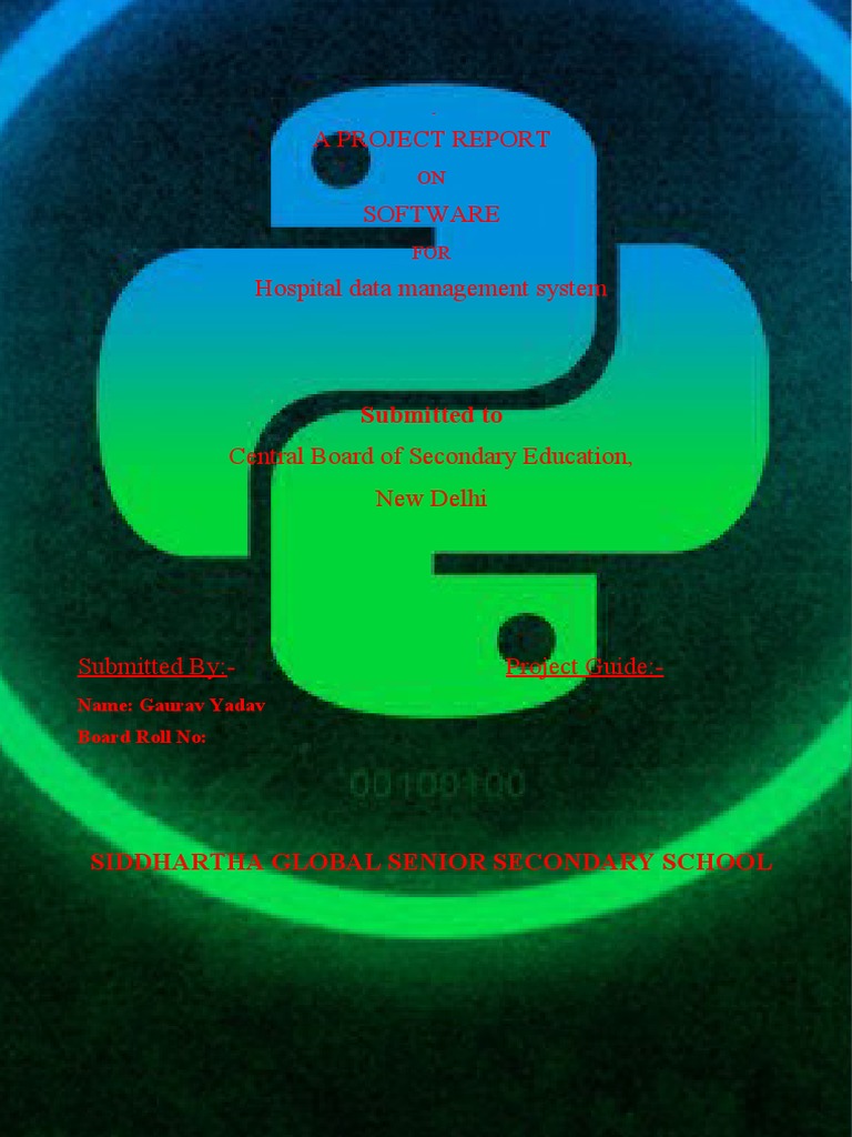 Hospital-Management-System-Project Khushi | PDF | Software | Computer Data Storage