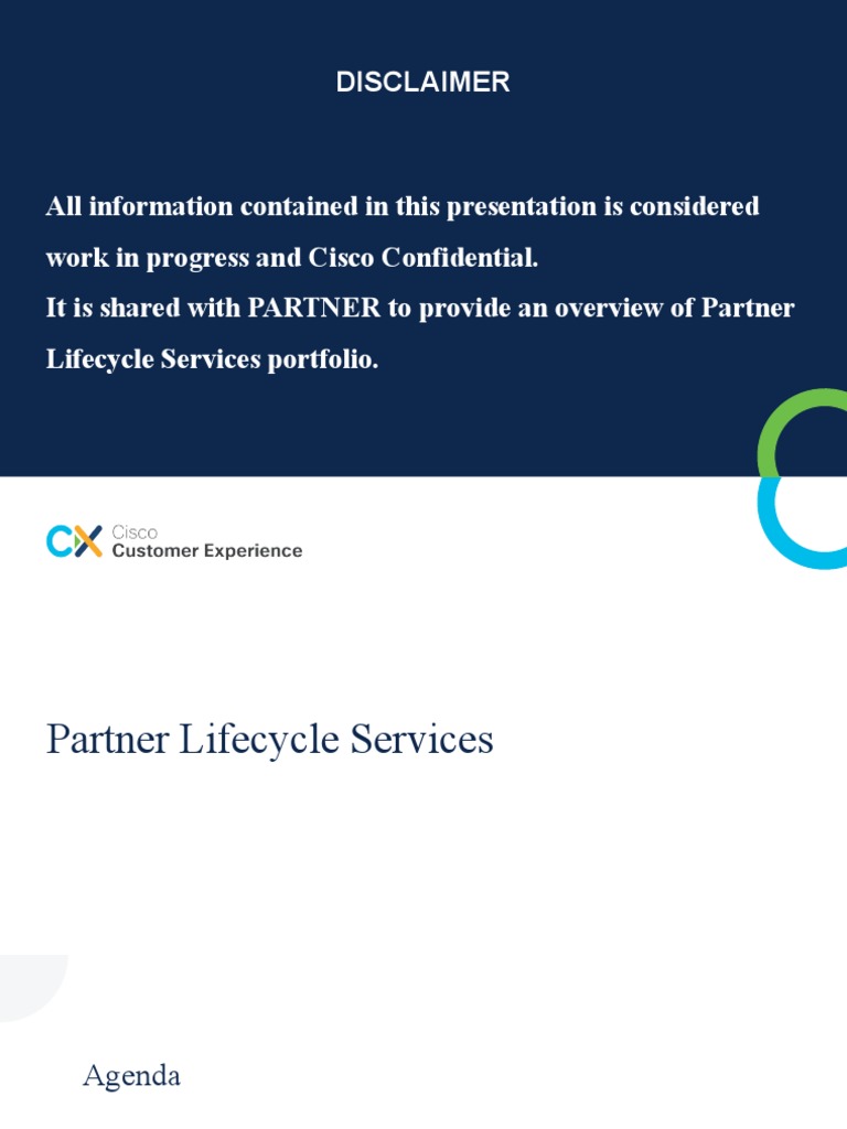 CX Partner Lifecycle Services Overview | PDF | Cloud Computing | Analytics